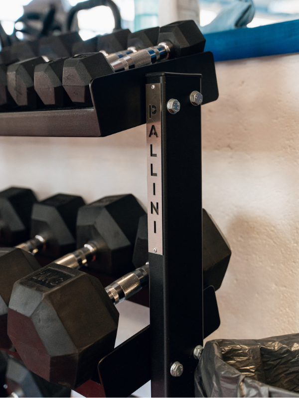 Dumbbell Rack 3m Long · 2 Rows